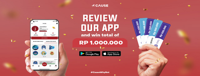 Cause App Review Giveaway - Cause Virtual Run & Ride