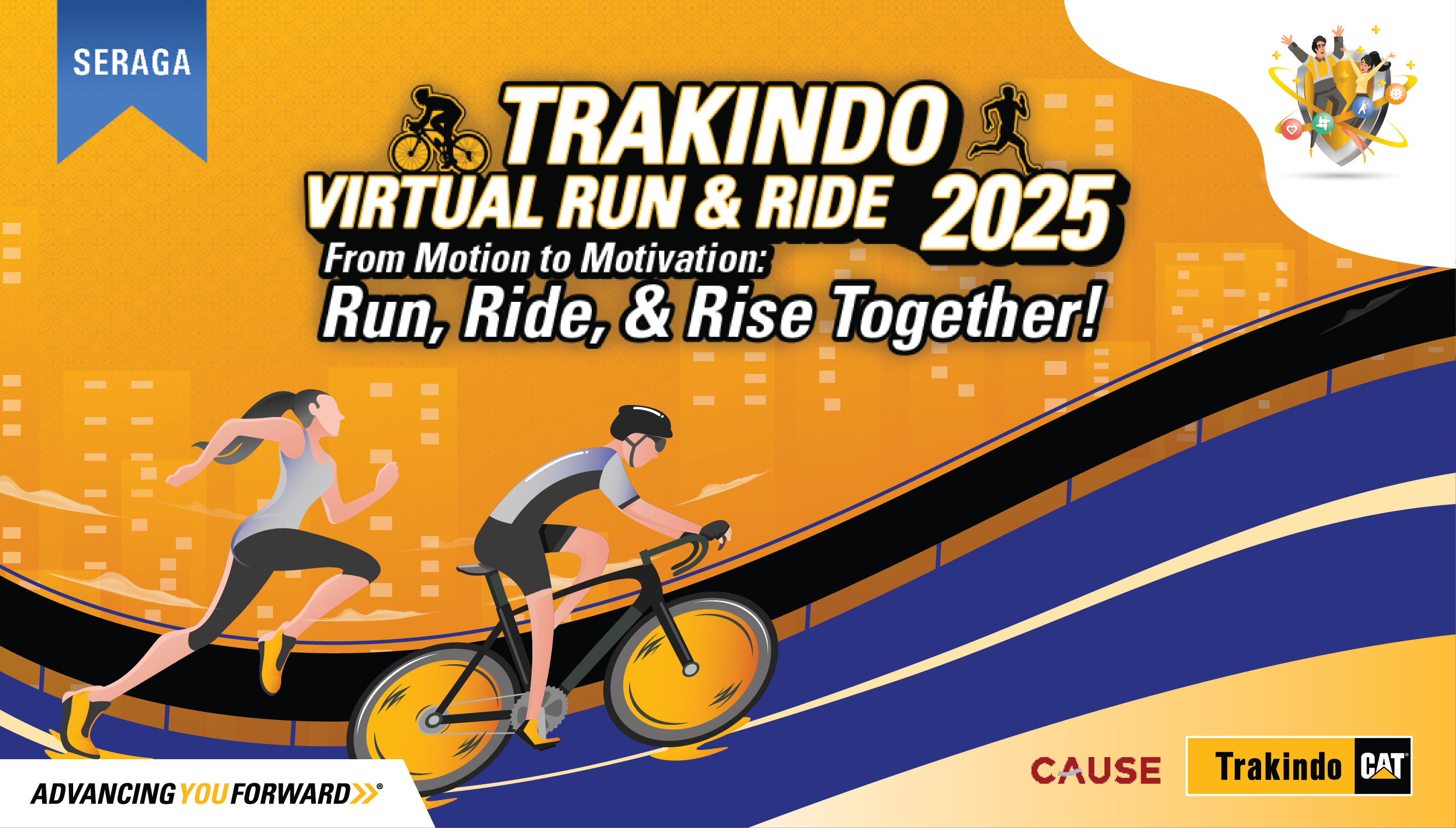 Trakindo Virtual Run & Ride 2025 - Cause Virtual Run & Ride