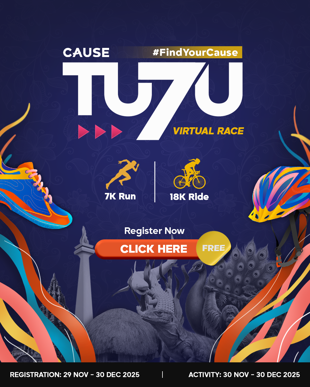 Cause Virtual Run & Ride